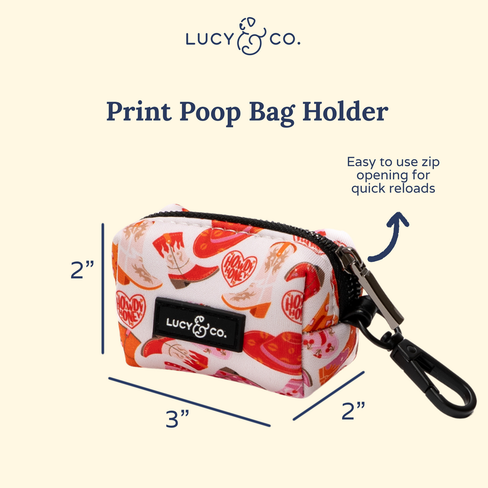 The Howdy Honey Poop Bag Holder | Lucy & Co.