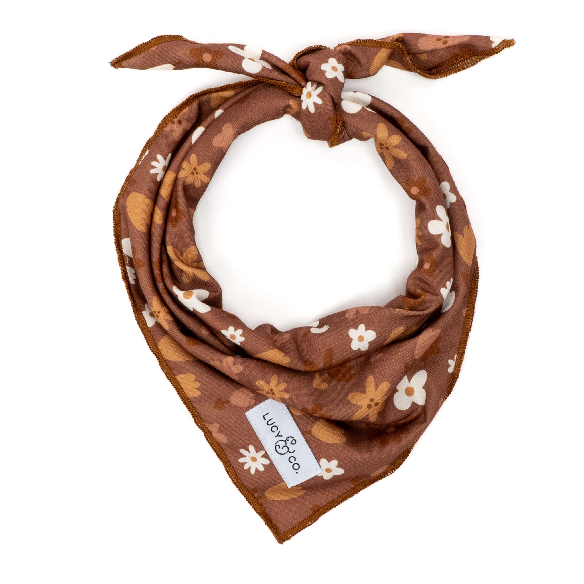 The Chocolate Meadows Fall Dog Bandana | Lucy & Co.