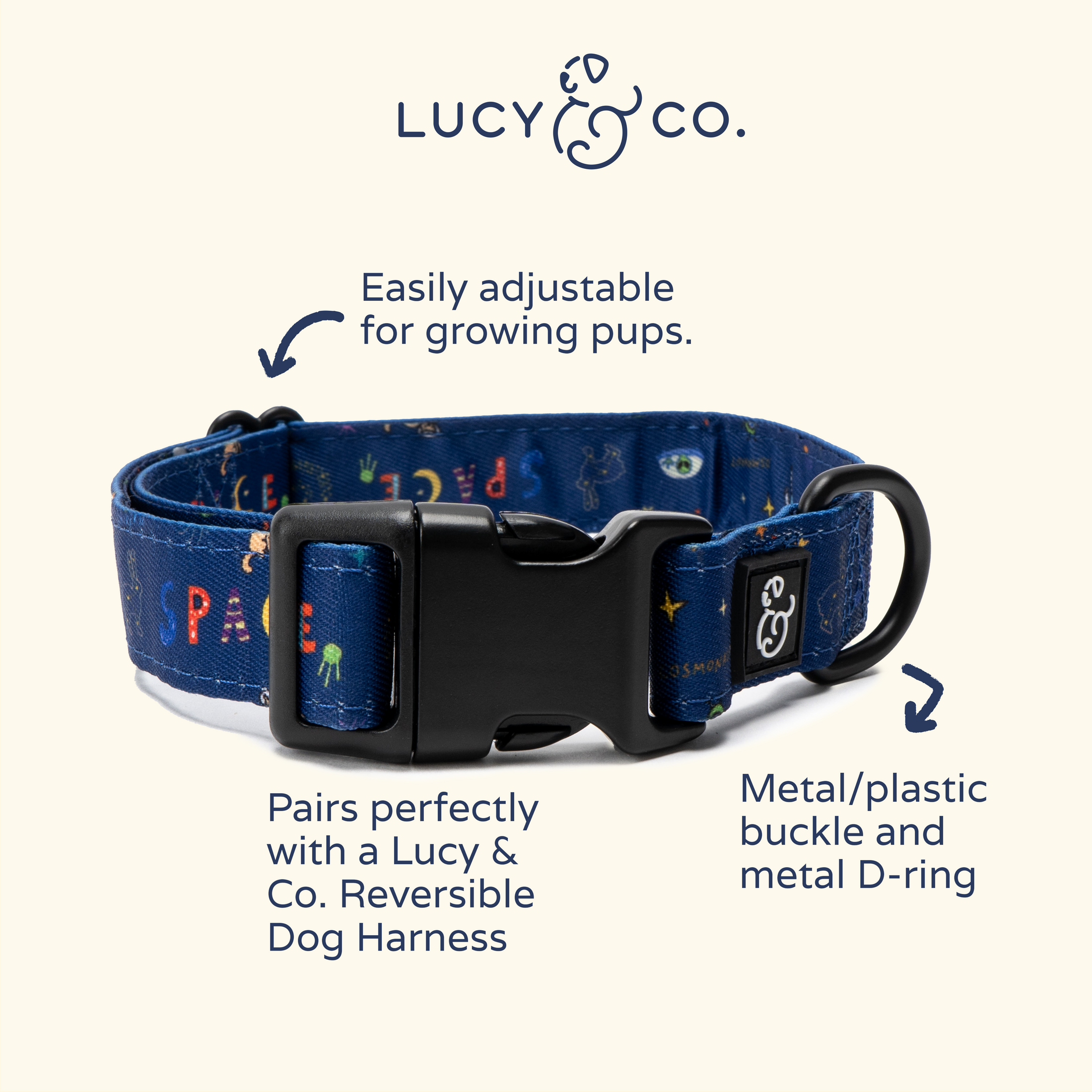 The Space Doodle Collar – Lucy & Co.